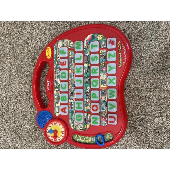 vtech | Toys | Vintage 200s Vtech Touch Discover Alphabet Town Works ...